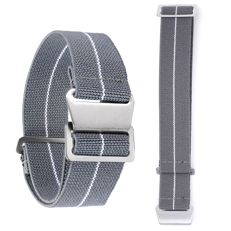 Paratrooper Universal Nylon Strap - Gray White / 20mm / 22mm